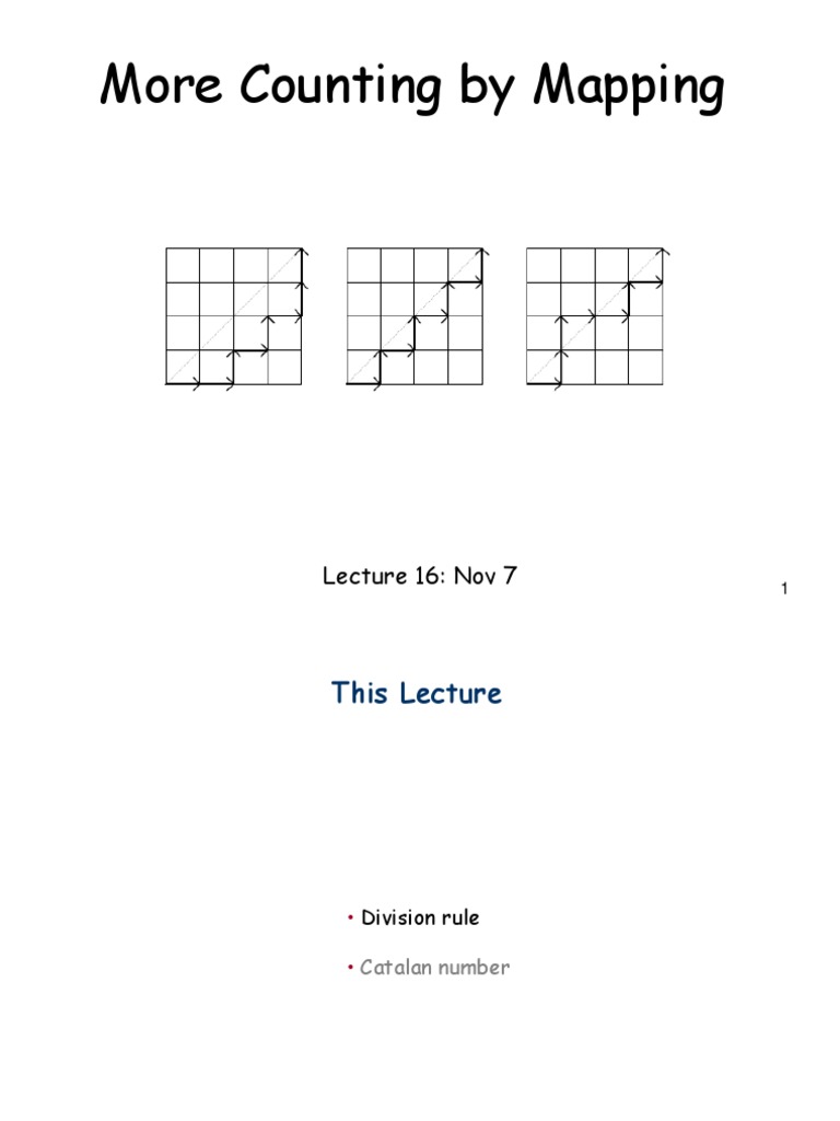Chap6 - More Counting by Mapping | PDF | Analysis | Algebra