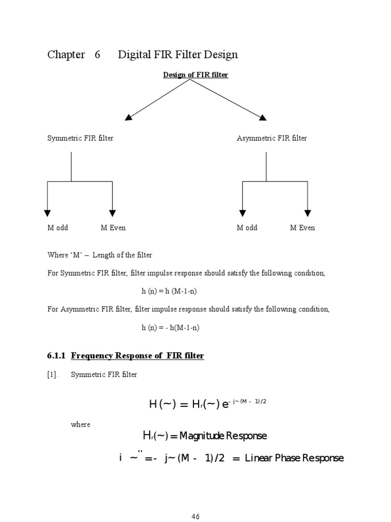 Design Of Fir Filter Pdf Low Pass Filter Filter Signal Processing
