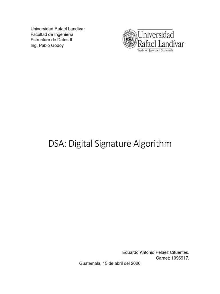 Dsa 1096917 | PDF | Clave (criptografía) | Criptografía de clave pública