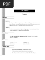 Imran Khan CV 2 | PDF | Peshawar | Software