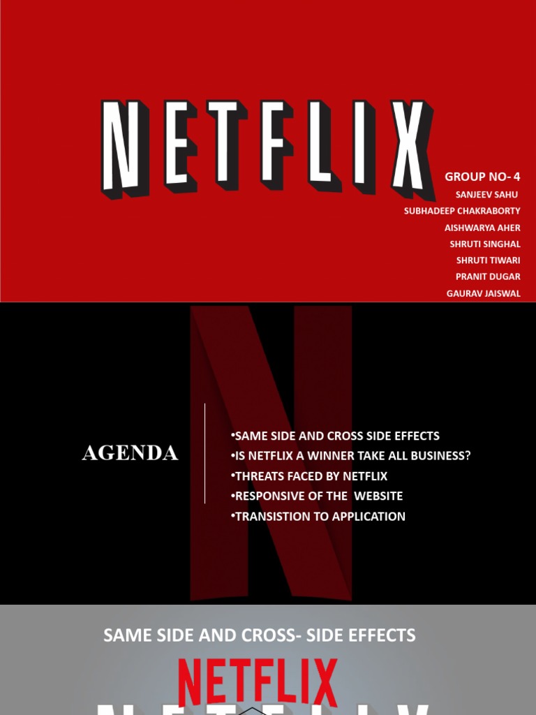 Presentation On Network Effects of Netflix | PDF | Computers