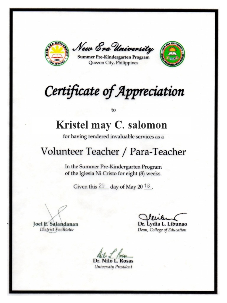 SPKP Certificate 2014-2018 | PDF