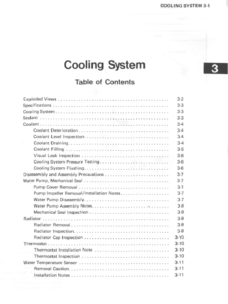 Part 03 Cooling System | PDF | Radiator | Thermostat