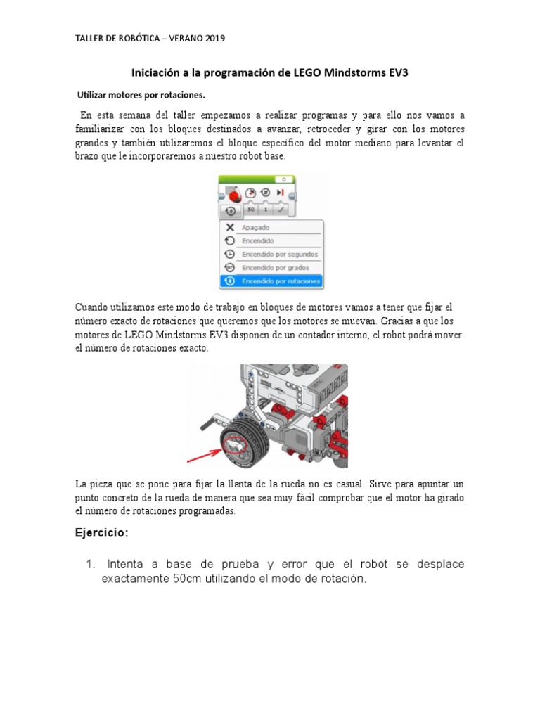 Introduccion A La Programacion Ev3 | PDF