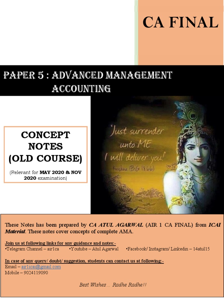 AMA Concept Notes Old Course Final | PDF | Cyberspace | Media Sharing