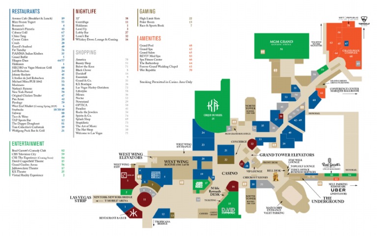 Mgm Grand Property Map