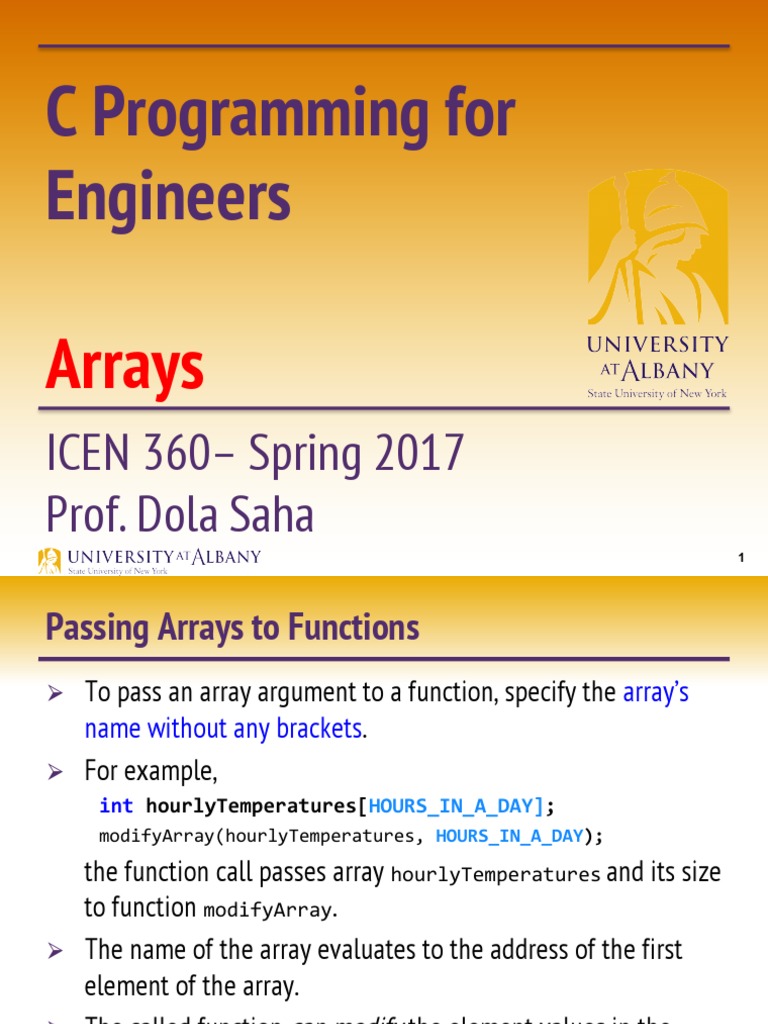 C Programming Arrays Guide | PDF | Matrix (Mathematics) | Subroutine