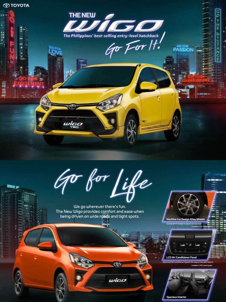 New Wigo: Sporty, Comfortable, Advanced | PDF