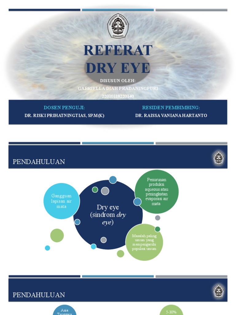 Referat Dry Eye - PPT | PDF