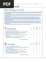 The Healthy Lifestyle Questionnaire | PDF | Health Care | Health Sciences
