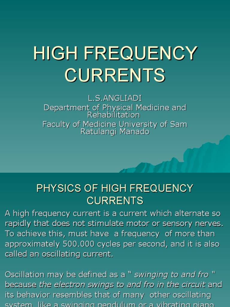 Properties of High Frequency Currents | PDF | Vacuum Tube | Electronic ...