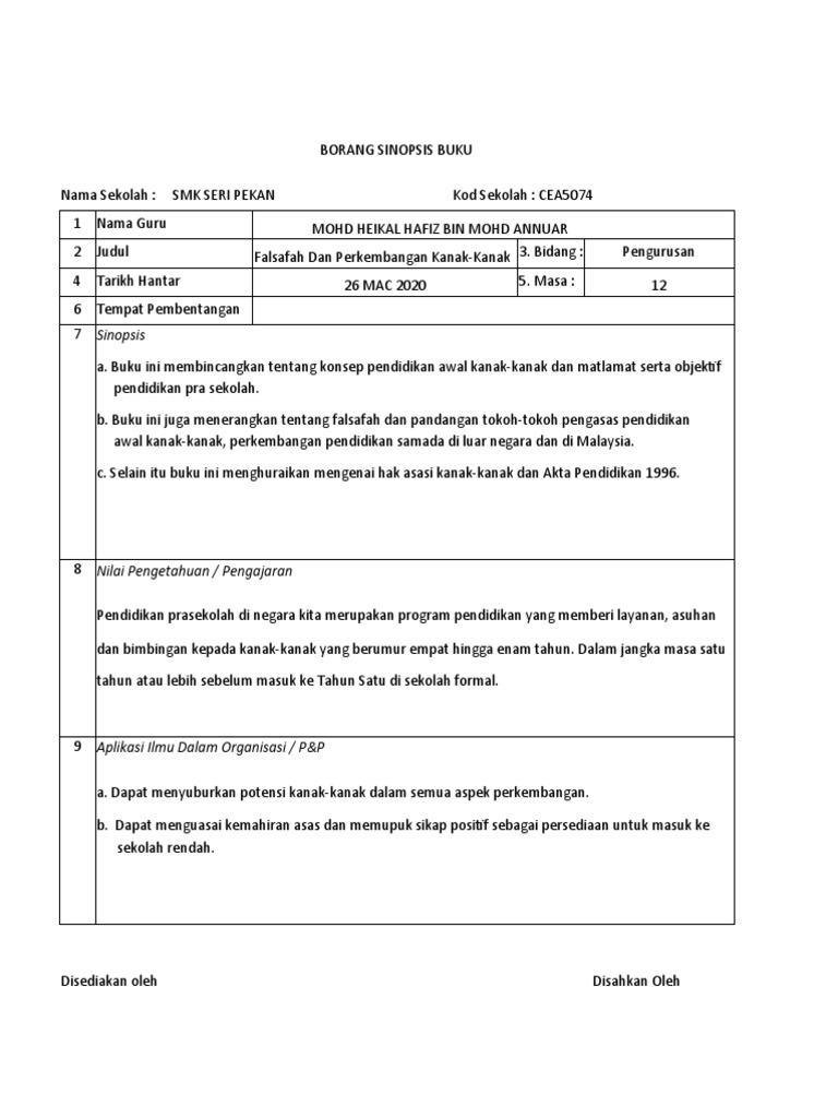 Sinopsis Buku Ladap 1 | PDF