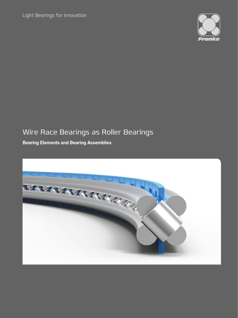 Wire Race Bearings As Roller Bearings: Light Bearings For Innovation ...