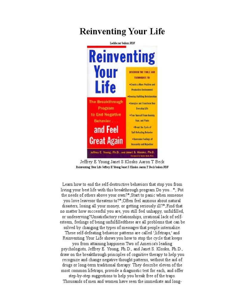 Reinventing Your Life: Ladda Ner Boken PDF | PDF