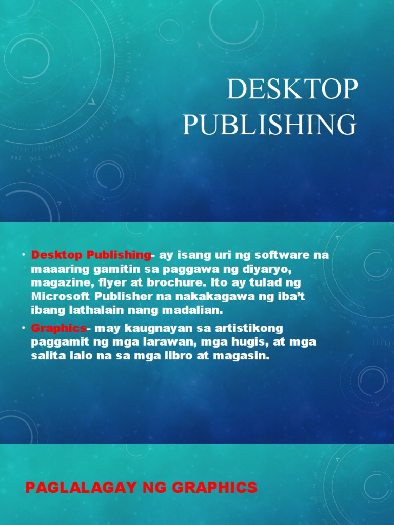 Desktop Publishing | PDF