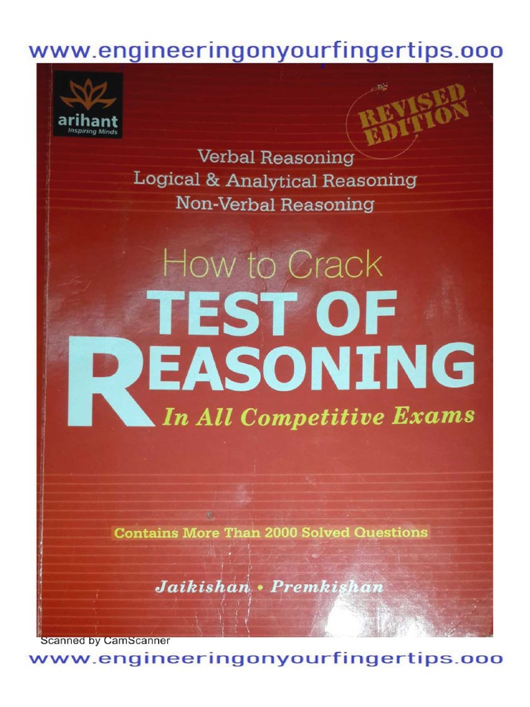Test of Reasoning PDF | PDF