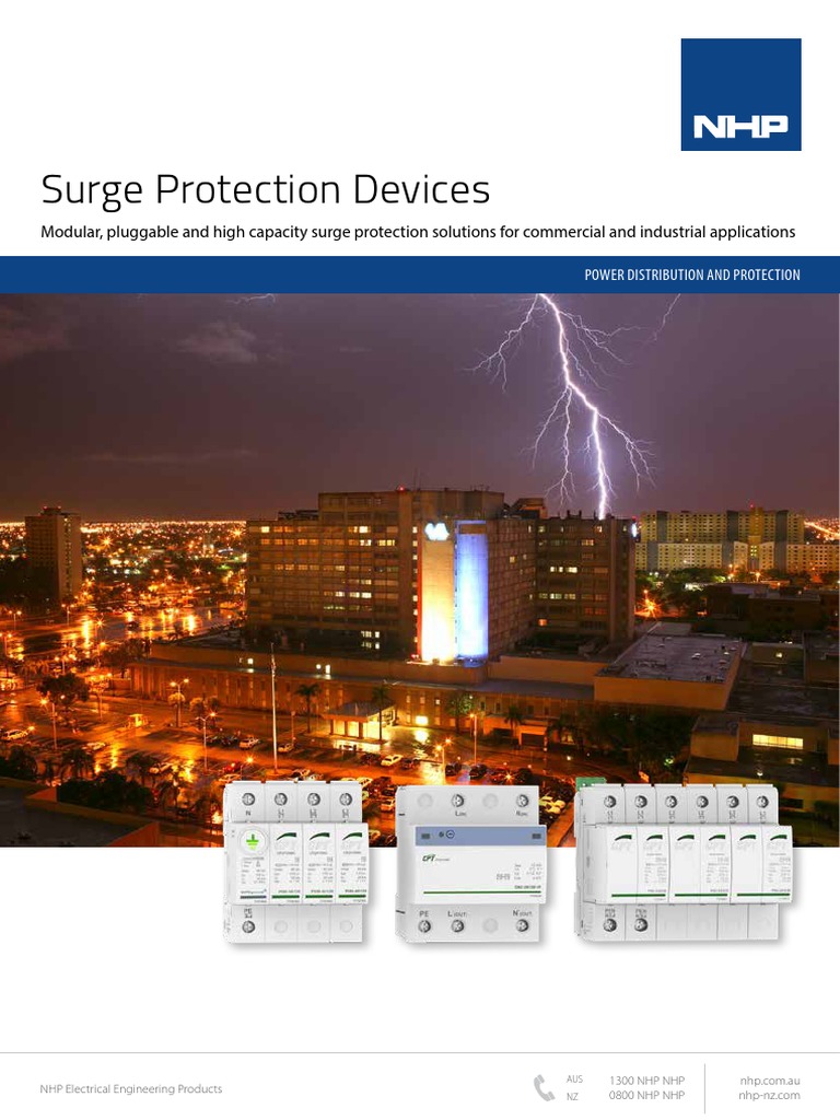 Surge Protection Devices | PDF | Electronic Engineering | Power (Physics)