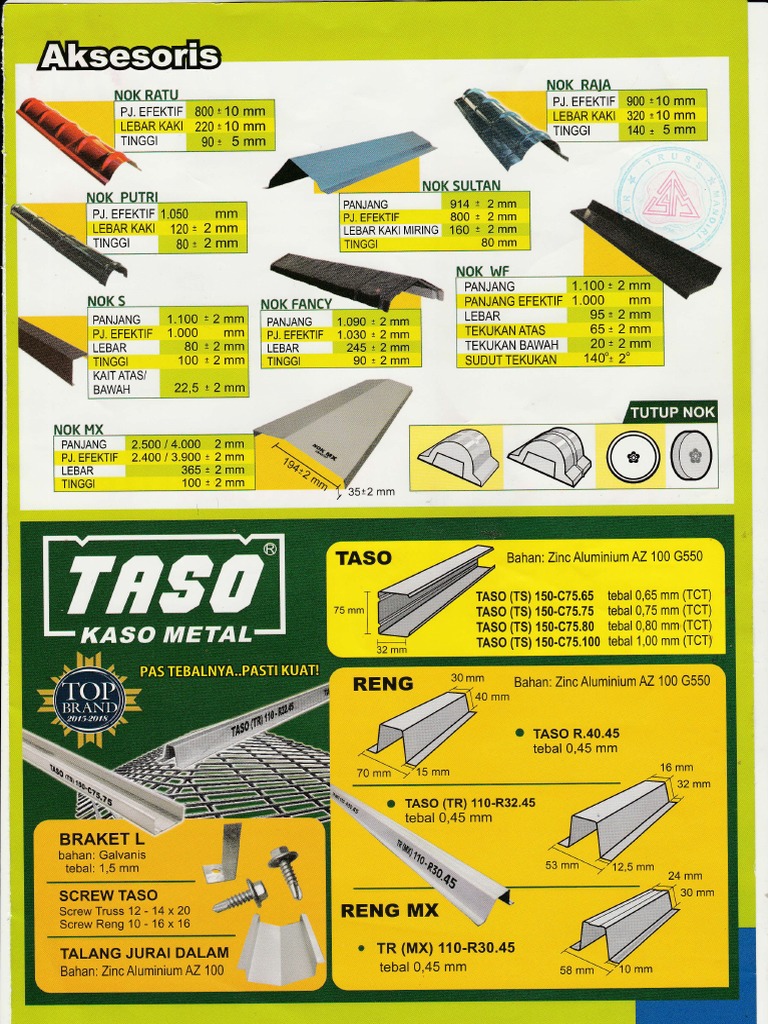 Brosur Taso - 1 | PDF