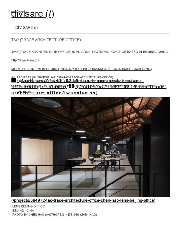 TAO (Trace Architecture Office) | PDF | Image Resolution | Books