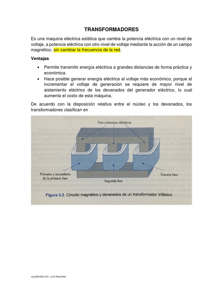Transformadores Parte 1 | PDF | Transformador | Inductor