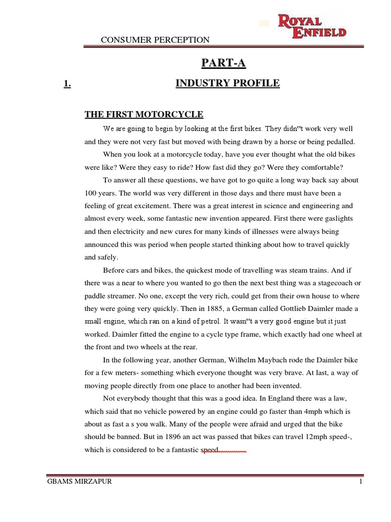 Royal Enfield | PDF | Sampling (Statistics) | Motorcycle