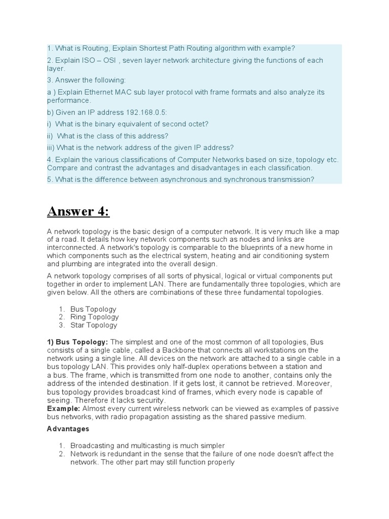 OMC 403 - Assignment Section A | PDF | Network Topology | Network Switch