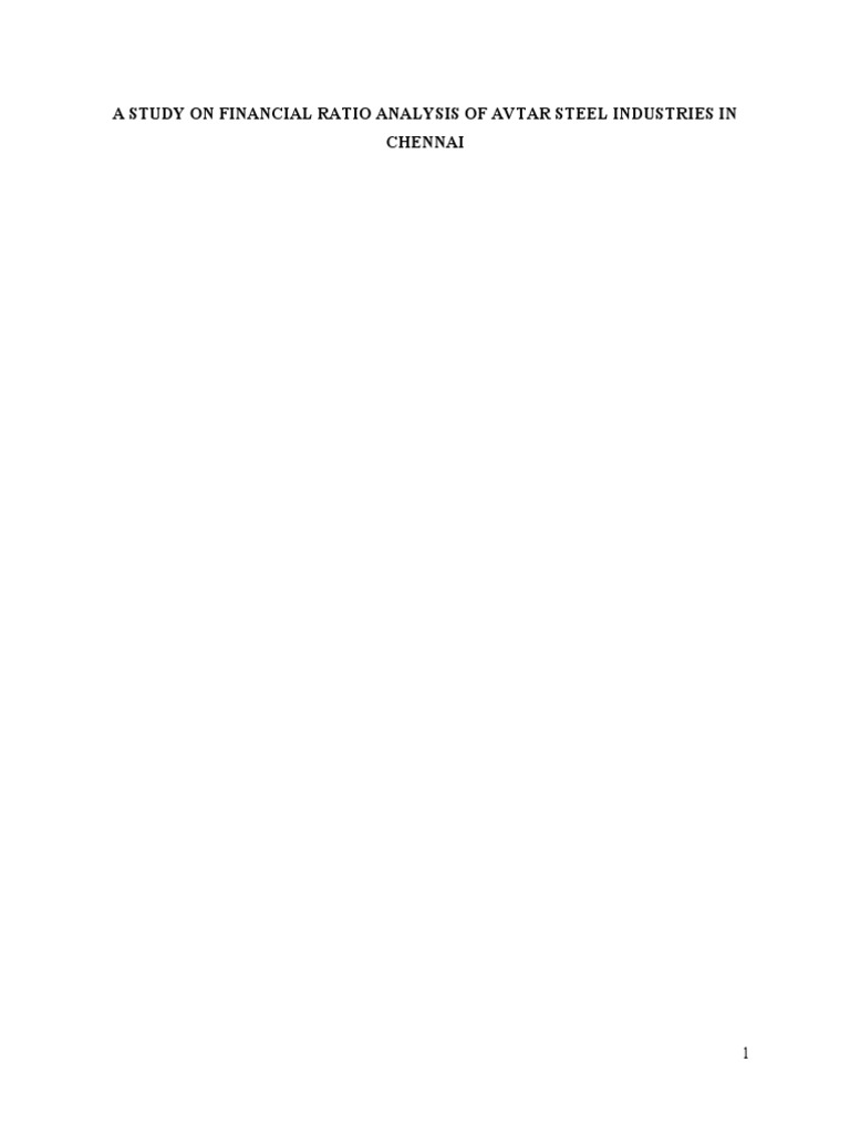 Finacial Report of Mba Project | PDF | Dividend | Equity (Finance)