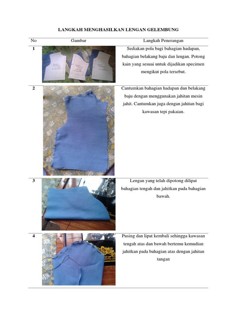 Langkah Menghasilkan Lengan Gelembung PDF | PDF