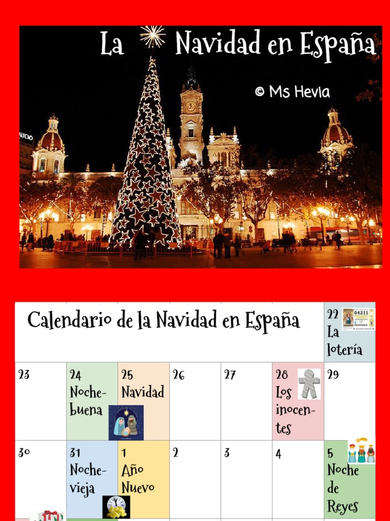 La Navidad en España | PDF | Navidad | Nochebuena