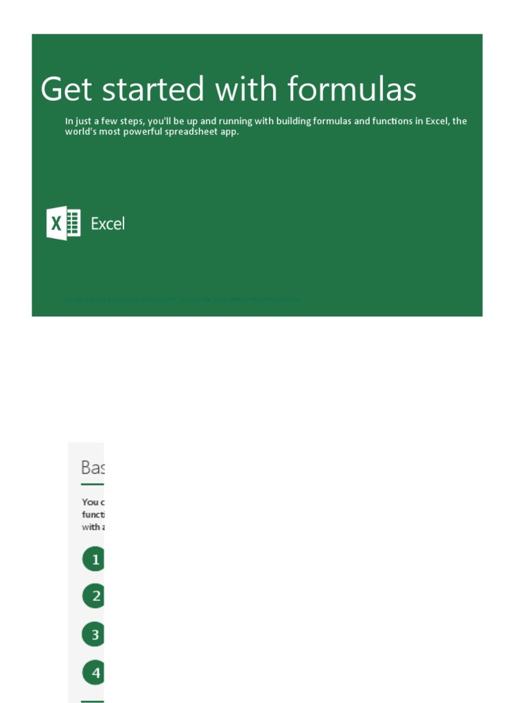 MSExcel Lecture | PDF | Formula | Microsoft Excel