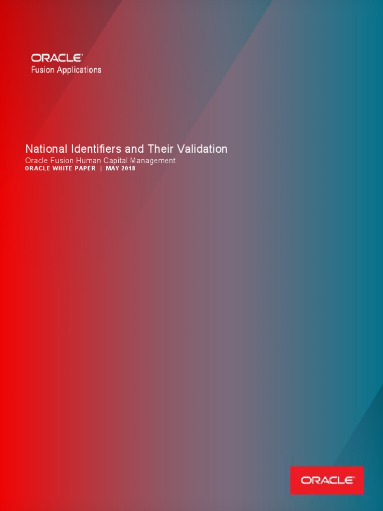 AAAHCM Documentation For NI Format Rules Used For Validation Up To ...