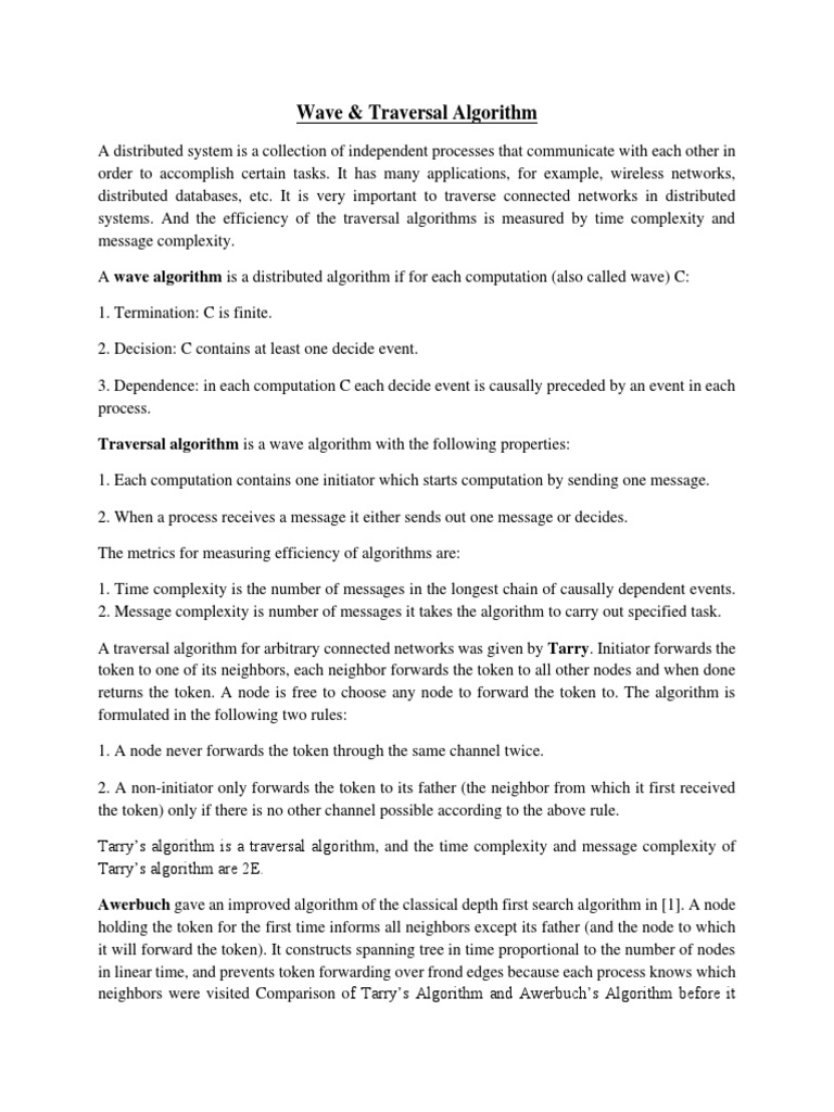 Wave & Traversal Algorithm | PDF | Time Complexity | Algorithms