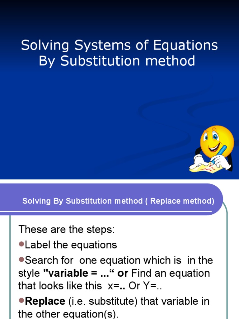 Grade 8 - Simultaneous Equations - Part 2 | PDF | Equations ...