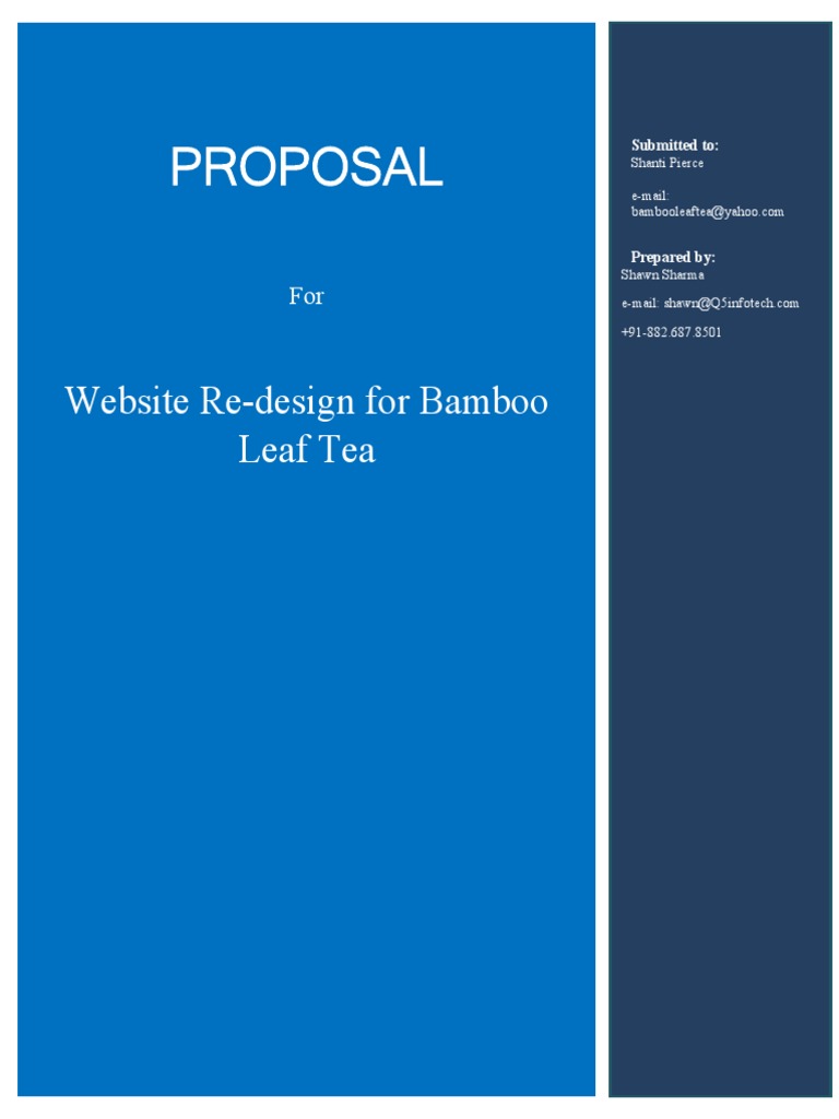 Website Development Proposal | PDF | Websites | World Wide Web