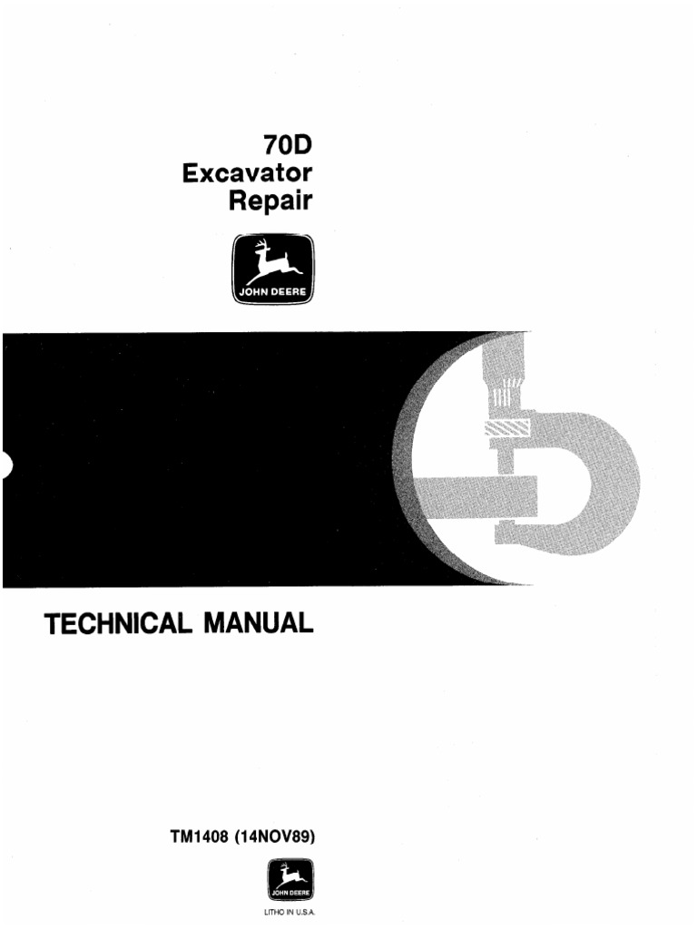 John Deere 70D Excavator Repair Technical Manual PDF | PDF John Deere 70D Excavator Repair Technical Manual PDF | PDF