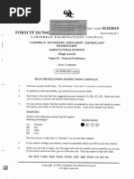 Social Studies May 2024 Paper 1 With Answers | PDF