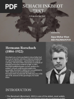 Rorschach Inkblot Test | PDF | Validity (Statistics) | Applied Psychology