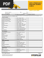 Front End Loader Preventive Maintenance Checklist | PDF