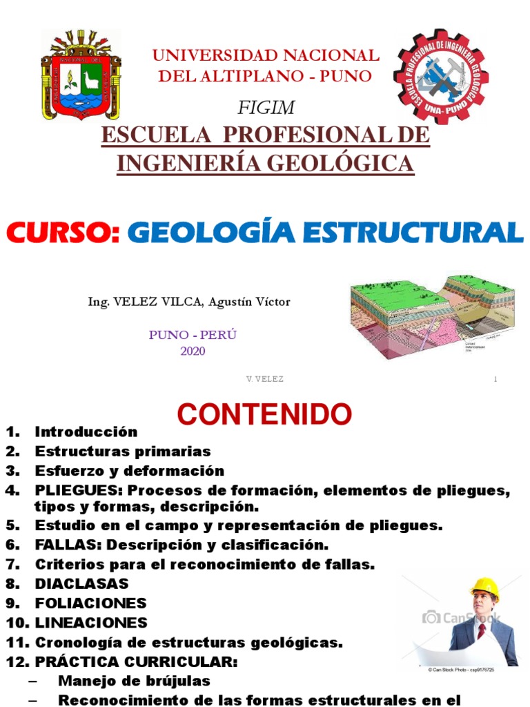 Estructuras geológicas y deformación de rocas | PDF | Tectónica | Geología