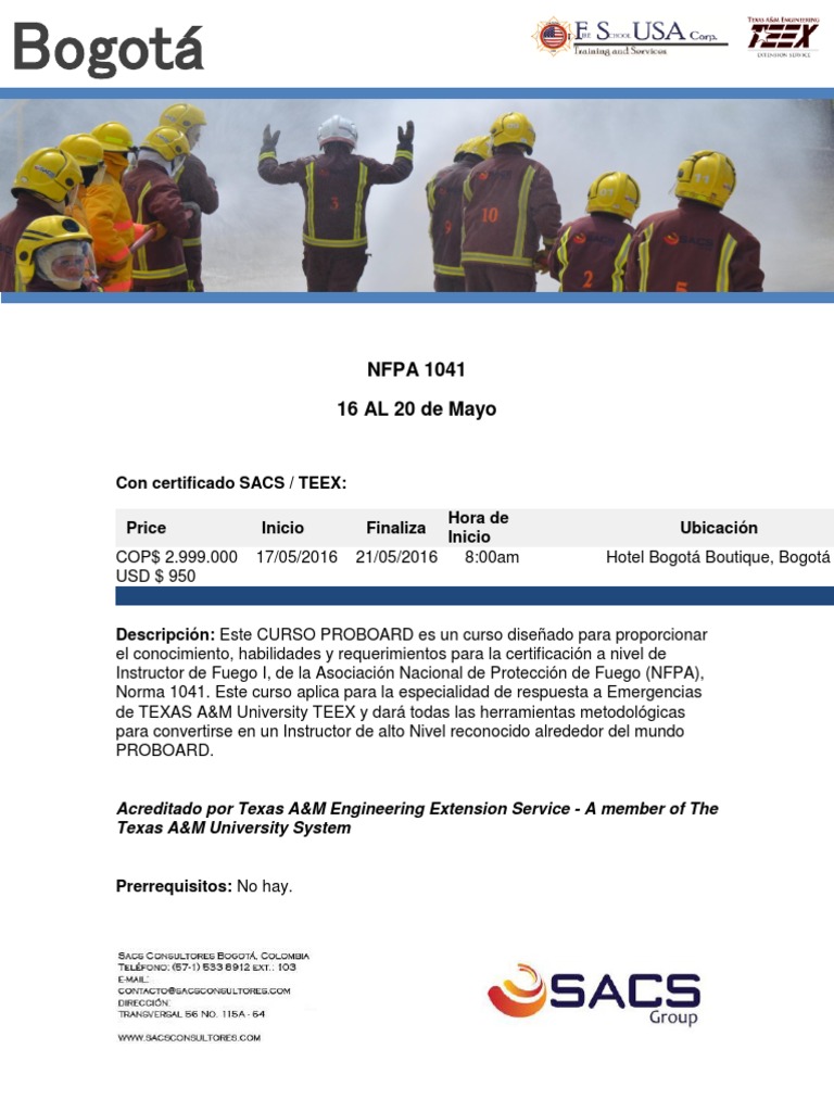 Nfpa 1041 | PDF