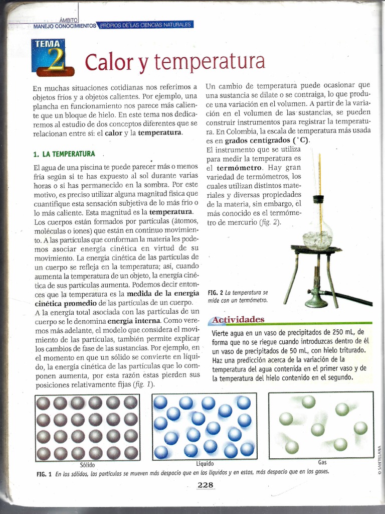 Calor y Temperatura | PDF