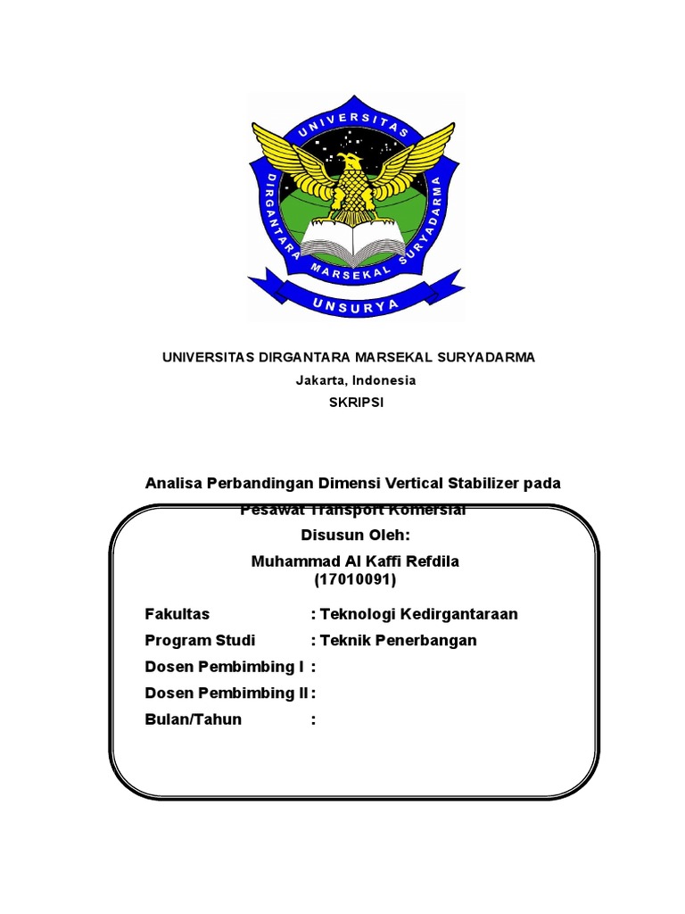 Analisa Dimensi Vertical Stabilizer Pesawat | PDF | Teknologi & Rekayasa