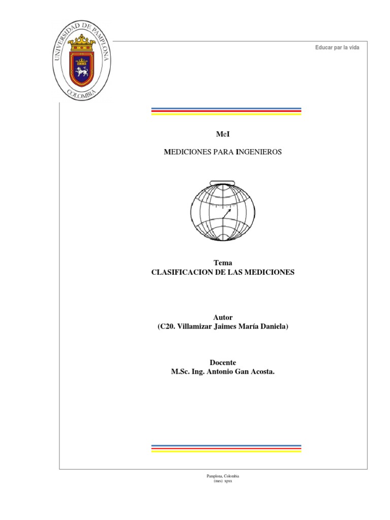 Clasificacion de Mediciones | PDF | Medición | Cantidad