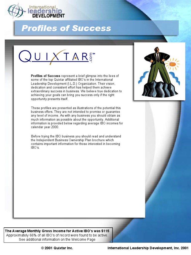 Profiles of Success | PDF | Business