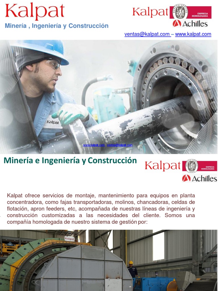 Brouchure de Kalpat 2020.. | PDF | Minería | Sectores Economicos