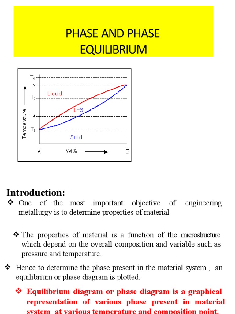 Phase and Phase Equilibrium | PDF | Phase Rule | Phase (Matter)