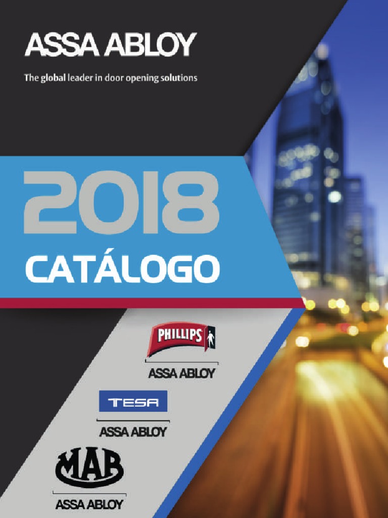 Catalogo Assa Abloy 2018 | PDF | Acero | Ingeniería de Edificación