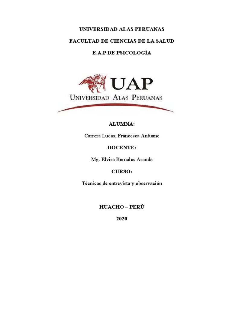 Caratula UAP | PDF