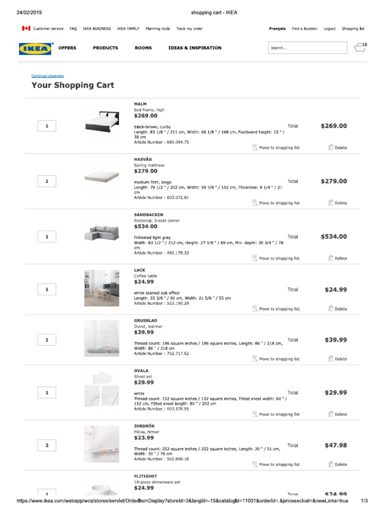 IKEA Bill of Material PDF | PDF
