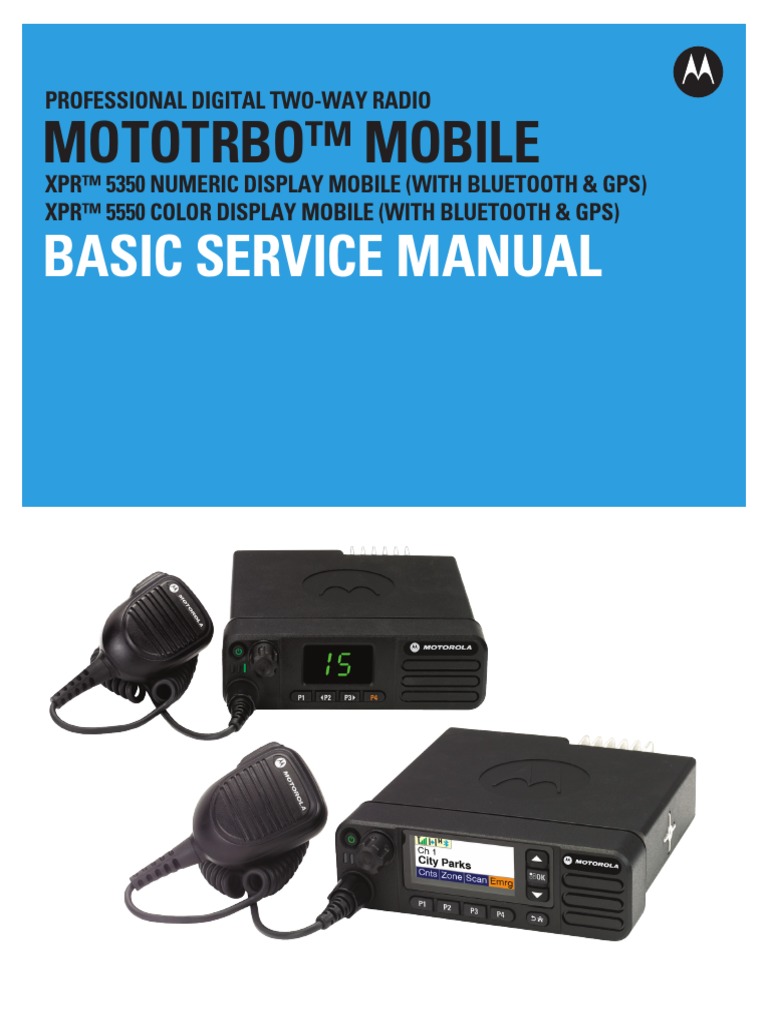 Mototrbo™ Mobile: Basic Service Manual | PDF | Electrical Connector ...